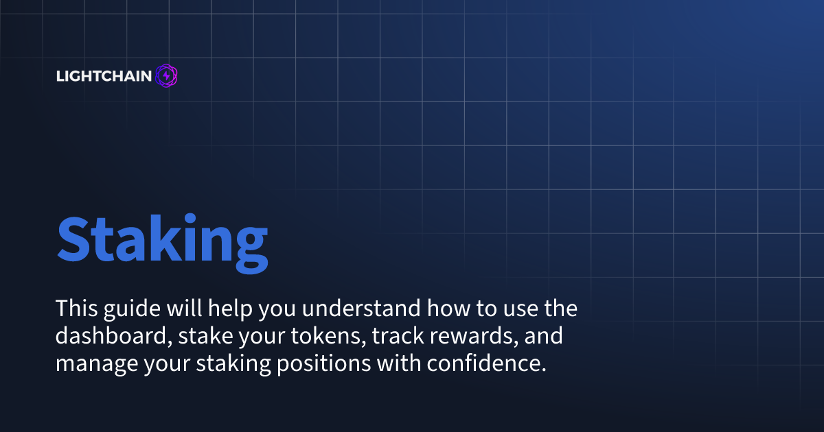 Staking | Lightchain AI